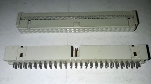 Flatcable connector + pcb connector 50 pins – Webshop HeinPragt.nl